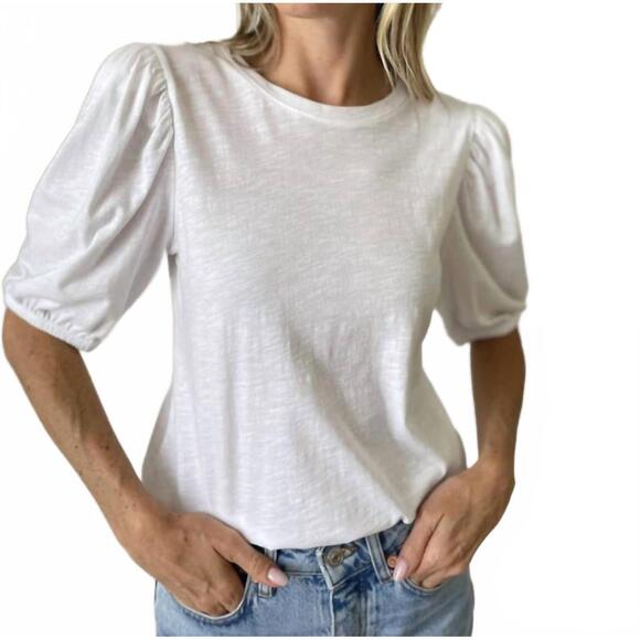 Six/Fifty | Tops | New Sixfifty Rya Short Sleeve Tee In White | Poshmark